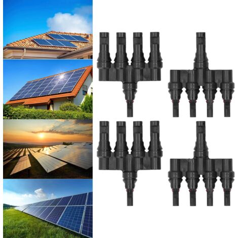 1000V Solar-PV-Stecker Wasserdichter Photovoltaik-Solarstecker Stecker ...
