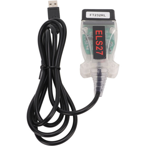 V2.3.8 ELS27 OBD2 Diagnoseadapter, USB-Schnittstelle für OBD2 Scanner ...