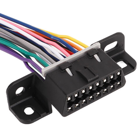 OBD2 16-poliger weiblicher Diagnosestecker, 2 Stück, universeller Kfz ...