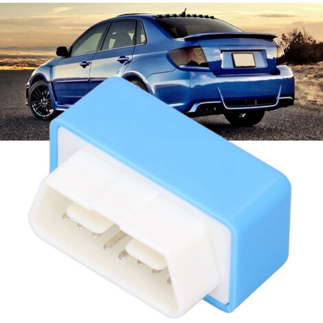 ECO OBD II Plug Training Chip, Universal Blue Fuel Saving Tuning Box 15 ...