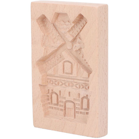 Keksform aus Holz, Keksform aus Buchenholz, leicht zu reinigen, robust ...