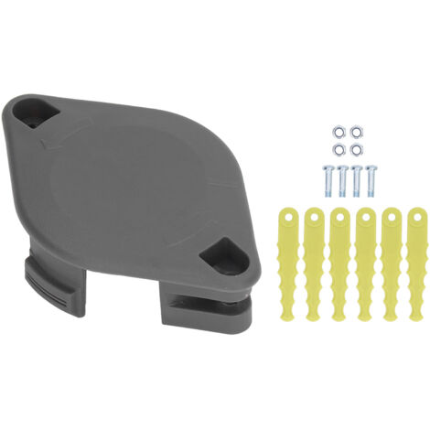 Haofy 6-Klingen-Ersatz-Kantenschneiderkopf, automatischer Fadenvorschub ...