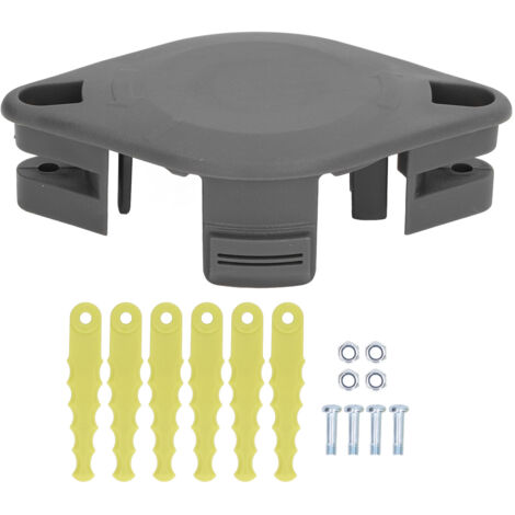 Haofy 6-Klingen-Ersatz-Kantenschneiderkopf, automatischer Fadenvorschub ...