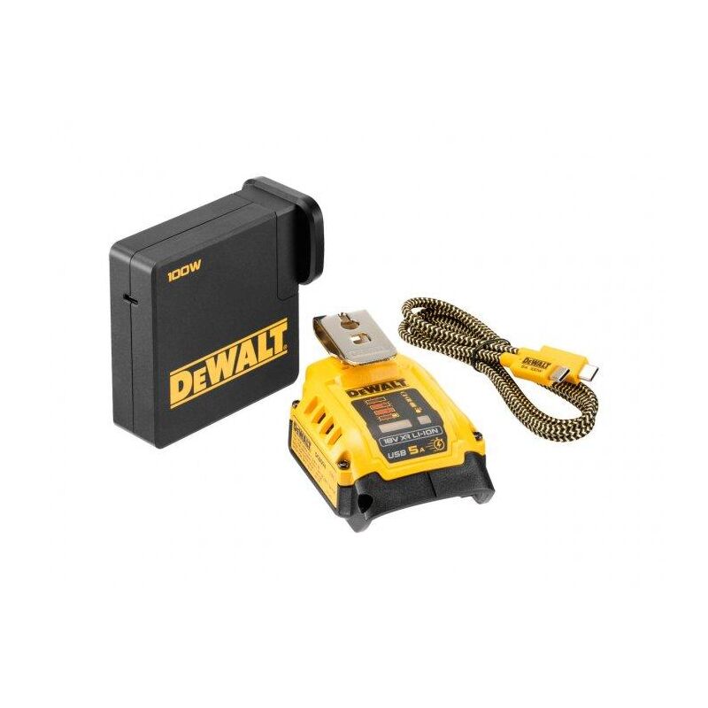 DeWALT DCB094K-GB 18V XR 5A USB Power Delivery Charging Kit