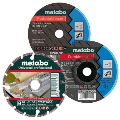 Metabo 626879000 Cutting Discs 76mm Starter Set