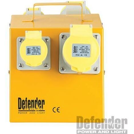 DEFENDER DEF 110V SPLITTER BOX 2x16A 2x32A OUTLETS