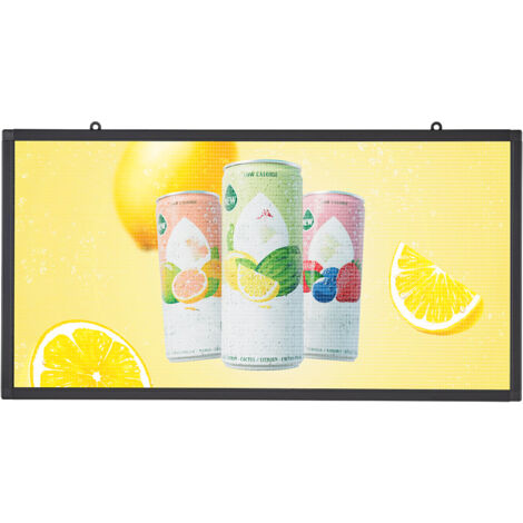Mophorn Programmierbares LED-Schild, P5 Vollfarb-Scrolling-Panel, DIY ...