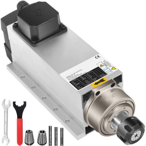 Mophorn 4KW 2220V Luftgekühlter Spindelmotor ER25, CNC-Fräs- und Graviermotor, Luftkühlung, hohe ...