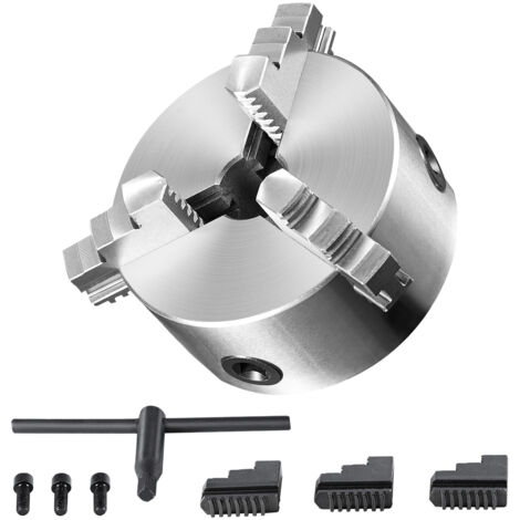 Mophorn 3-Backen-Drehfutter, 4-Zoll-selbstzentrierendes Spannfutter ...