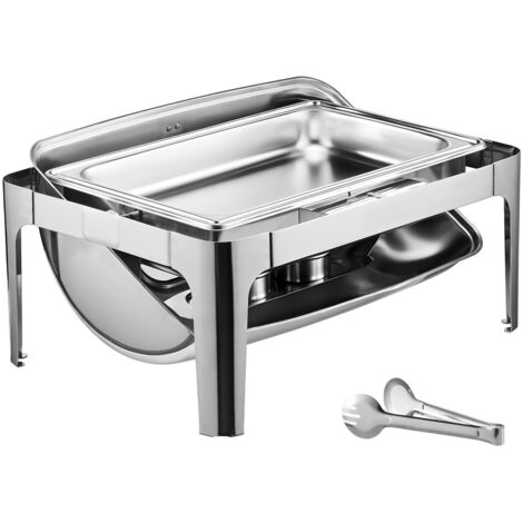 Mophorn Rolltop-Chafing-Dish-Buffet-Set, 9 Qt Edelstahl-Chafing-Dish ...