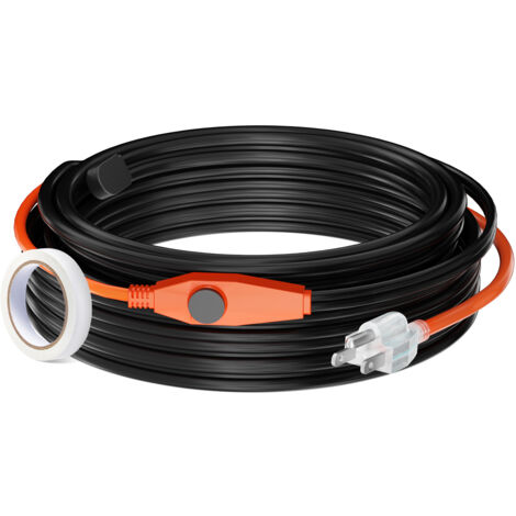 Mophorn Rohr-Heizkabel, 25 m, 23 W/m, Heizband mit integriertem ...