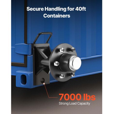 Mophorn Versandcontainer-Räder, 3200 kg Tragfähigkeit, 6-Loch-Räder-Set ...