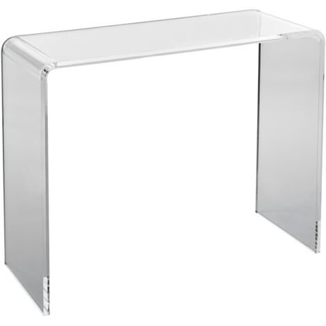 Mophorn Tavolo da Consolle in Acrilico 37,95x15x29,13 pollici, Tavolino ...