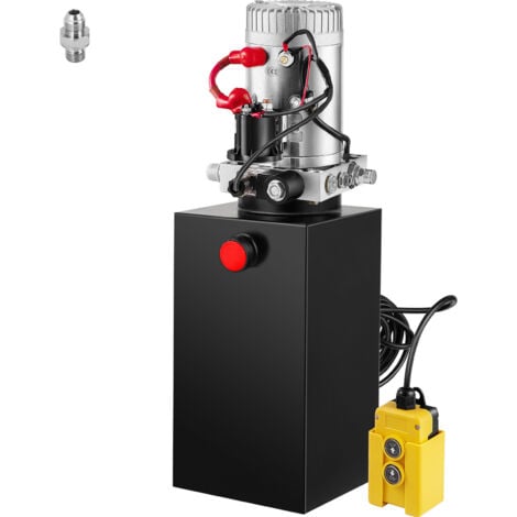 Mophorn Pompa idraulica a semplice effetto da 10 quarti – Centralina da 12 V per rimorchi ...