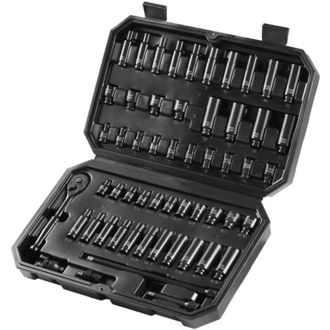 Mophorn Set di bussole a impatto da 55 pezzi con attacco da 1/4", SAE ...