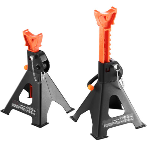 Mophorn Coppia di Cavalletti per Auto Cric Capacita 3T con Doppia ...
