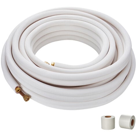 Mophorn 50FT Mini Split Line Set, tubi in rame con diametro esterno da ...