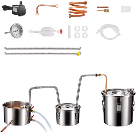 Mophorn Alcohol Still, distillatore di alcol in acciaio inossidabile da ...