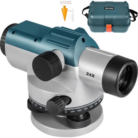 Mophorn Livello ottico automatico, ingrandimento 24X,apertura 40 mm ...