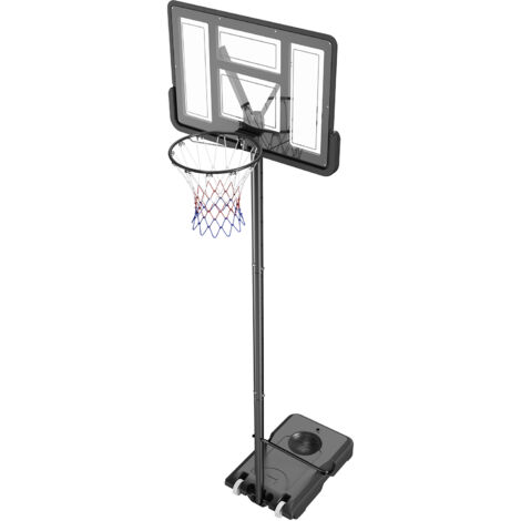 Mophorn Canestro da basket, sistema di tabellone portatile regolabile ...