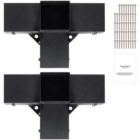 Mophorn Kit staffa per pergola 4''x4'' (interno 3,6'' x 3,6''), staffa ...