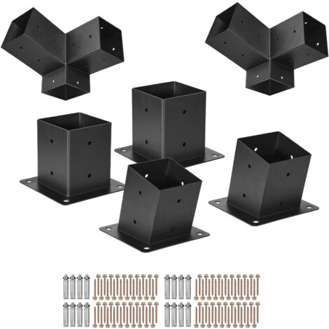 Mophorn Kit per Pergola, 2 Staffe Inclinate a 3 Vie ca. 1219 x 1219 mm ...