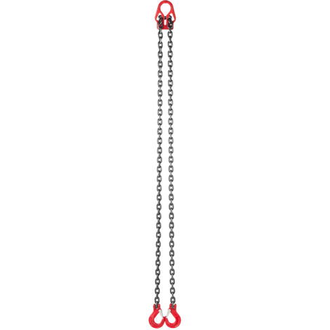 Mophorn Catene di Sollevamento con Ganci, Cinghia a Catena 8 mm x 3 m ...