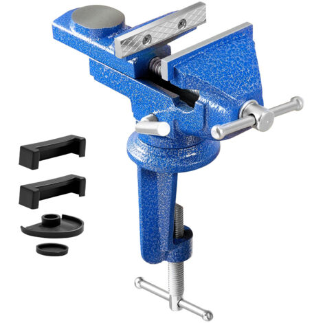 Mophorn Morsa da Banco Portatile con Base Girevole, Morsetto Rotante a ...