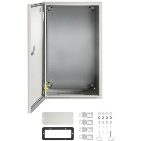 Mophorn Caja eléctrica de acero NEMA de caja eléctrica de acero NEMA 4X de 12 x 12 x 8 ...