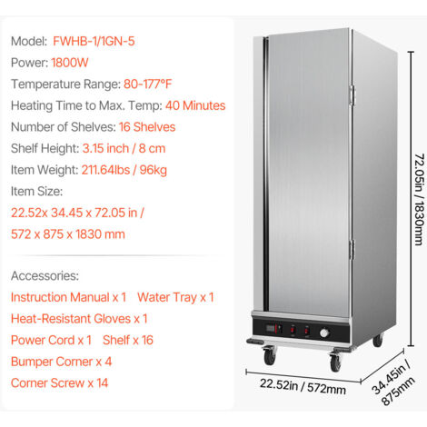 Mophorn Caja caliente - Calentador de alimentos, calentador de ...