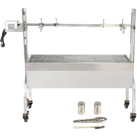 Mophorn Barbacoa de Carbón con Asador Electrico Carga de 41 kg Kit de ...