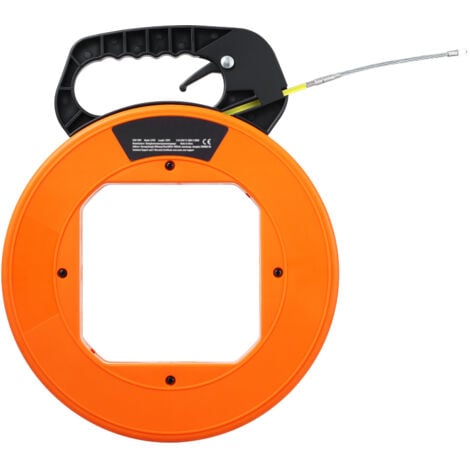 Mophorn Cinta pasacables de fibra de vidrio de 200 pies, herramienta ...