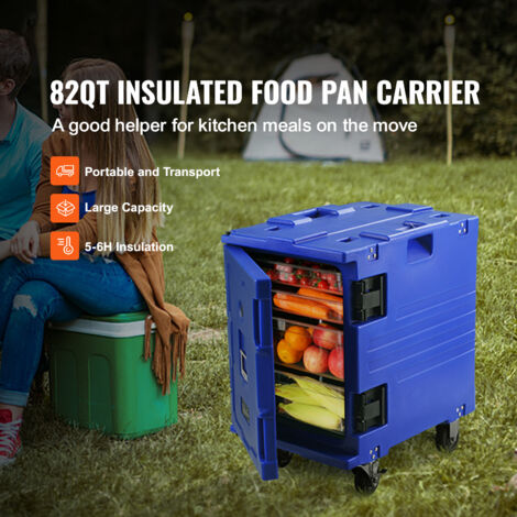 Mophorn Porta recipientes aislados para alimentos caja caliente de 90 L ...