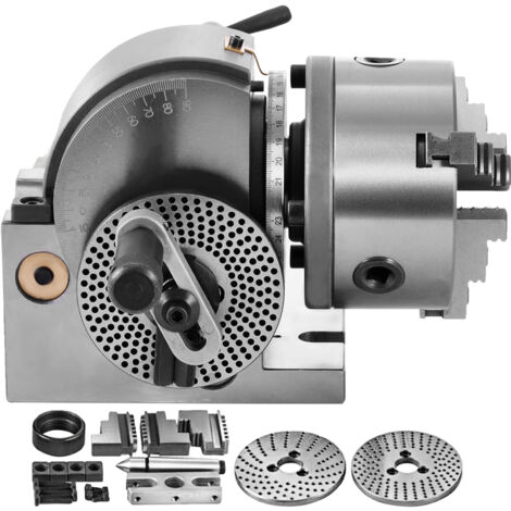 Mophorn BS-0 Precision Dividing Head, Horizontal with 3-Jaw Chuck, MT2 ...