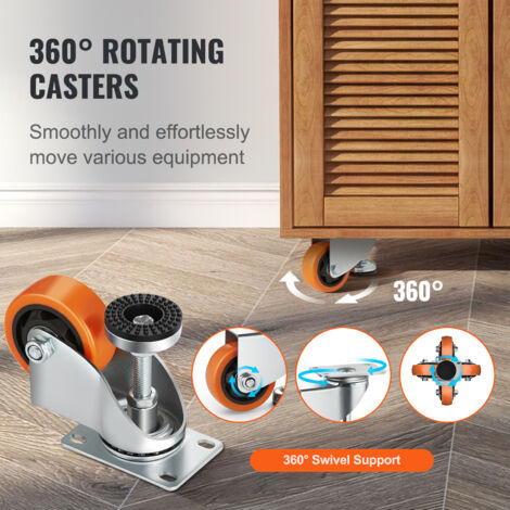 Workbench Casters Finnhomy Leveling Casters Set Of 4 Heavy Duty Jamaica ...