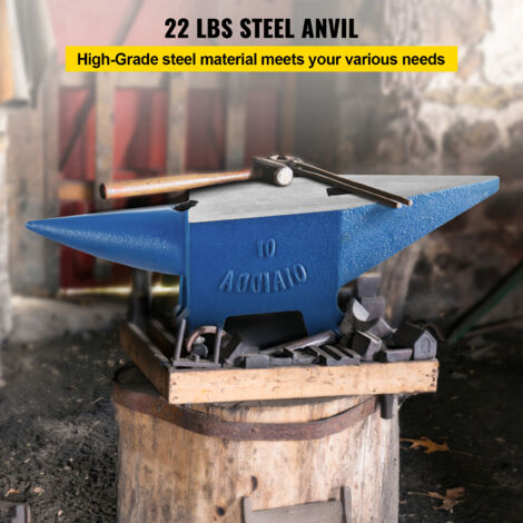 Mophorn Horn Anvil 22LBS 10KG, 360mm Length, Portable Rugged Cast Iron ...