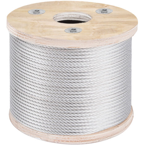 Mophorn 304 Stainless Steel Cable 3/16 Inch 7 X 19 Steel Wire Rope ...
