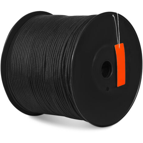 Mophorn Braided Nylon Rope, 3/16 in x 1000 ft, 32 Strands, 720 LBS ...