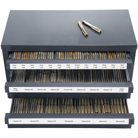 Mophorn Tap Dispenser Cabinet, Three-Drawer Organizer for 3mm-24mm ...