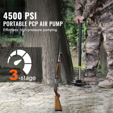 Mophorn PCP Hand Pump, 3 Stage, 30Mpa 4500 PSI High Pressure PCP Air ...