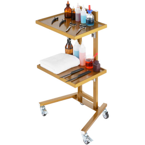 Mophorn 2 Tiers Stainless Steel Lab Carts, Lab Utility Cart with 2 ...