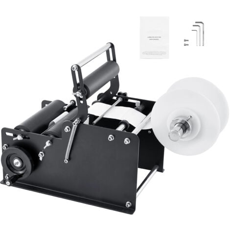 Mophorn Manual Round Labeling Machine, 15 - 20pcs/min. Bottle Label ...