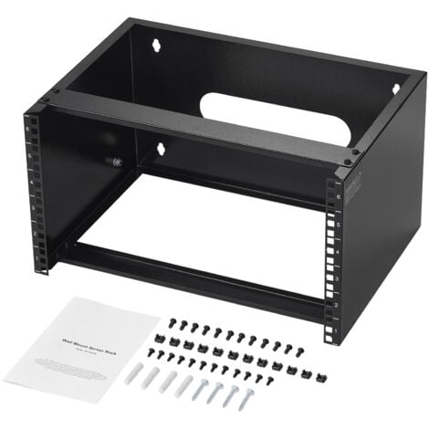Mophorn 6U Wall Mount Network Rack, 14 in/355.6 mm Depth, 50 lbs/22.68 ...