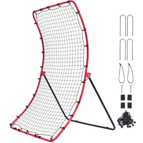 Mophorn Baseball And Softball Rebounder Net, 4 x 5.5 ft PitchBack ...