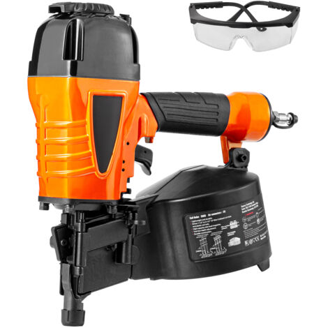 Mophorn Coil Siding Nailer CN65, 1-1/4" to 2-1/2" 15 Degree Pneumatic ...