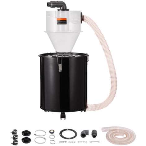 Mophorn Cyclone Dust Separator with Metal Tank, 4" Retrofit Cyclone ...