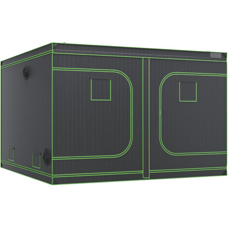 Mophorn 10x10 Grow Tent, 120''x120''x80'', High Reflective 600D Mylar ...