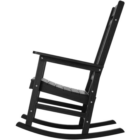 Mophorn 2 Pcs Porch Rocker, HIPS Outdoor Rocking Chair, High Back Patio ...