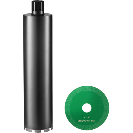 Mophorn Core Drill Bit, 4.25" Wet Diamond Core Drill Bits, 14" Drilling ...