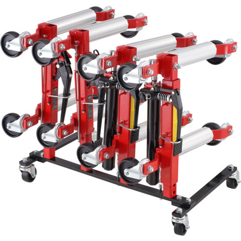 Mophorn Car Dolly Rack, 360° Rotatable Wheels, Hydraulic Ratchet, 4 ...
